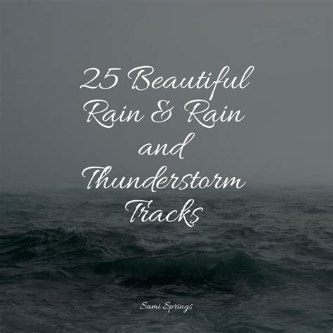 25 Beautiful Rain And Rain And Thunderstorm Tracks Album By Nature