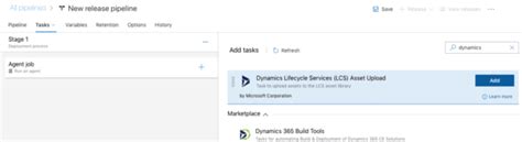 d365 fando setting up release pipeline in azure devops for