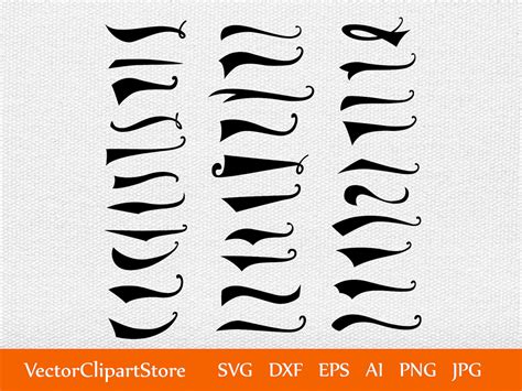 font tails svg text tails svg text swashes svg font swash etsy