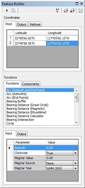 creating an arc based on an azimuth and endpoint—arcmap documentation