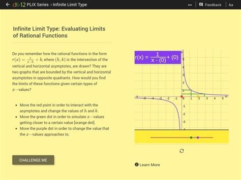 infinite limit type evaluating limits of rational functions