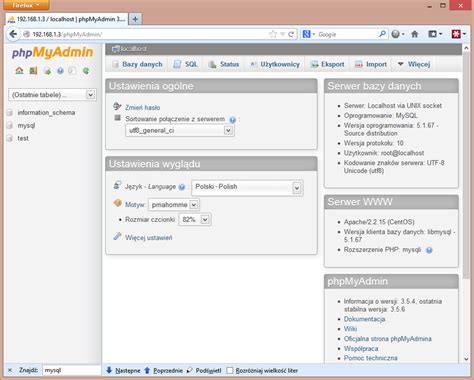 lamp w centos 6 linux apache mysql php instalacja i konfiguracja