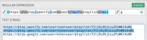javascript regex returns null stack overflow