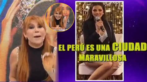 Magaly Medina Se Burla De Luciana Fuster Por Afirmar Que ‘perú Es Una