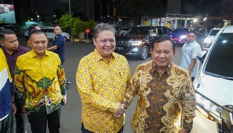 Pasangan Prabowo Airlangga Berpeluang Menang Pilpres 2024