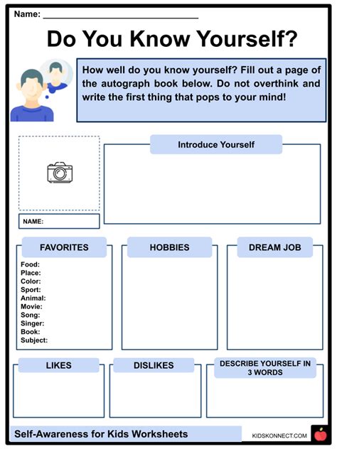 11 Self Awareness Worksheets For Adults To Better Know Yourself