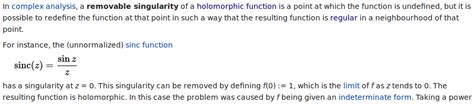 complex analysis a function can be undefined in its domain