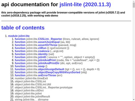 jslint lite npm
