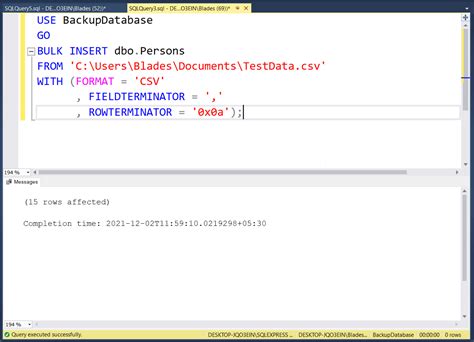 create table bulk insert oracle example