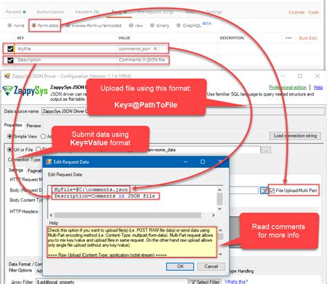 004 how to post multipart form data using postman and json xml csv