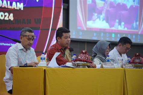 Kpu Sulteng Gelar Rapat Pleno Terbuka Penetapan Kursi Parpol Dan Calon