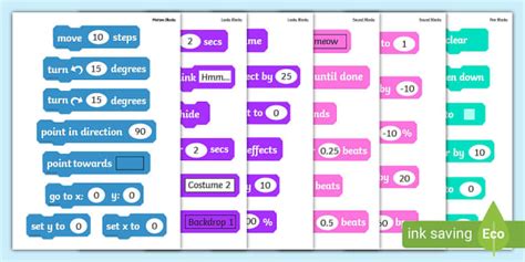 scratch interface worksheet twinkl computing twinkl