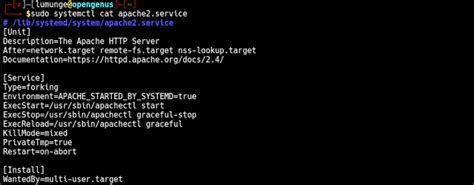 unit files in linux