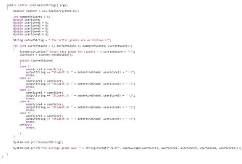 solved 7 test average grade write program asks user enter