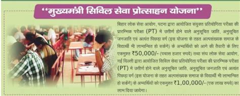 Bihar Civil Seva Protsahan Yojana 2024 बिहार मुख्यमंत्रीसिविल सेवा