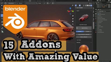 15 addons for blender with amazing assets budget friendly
