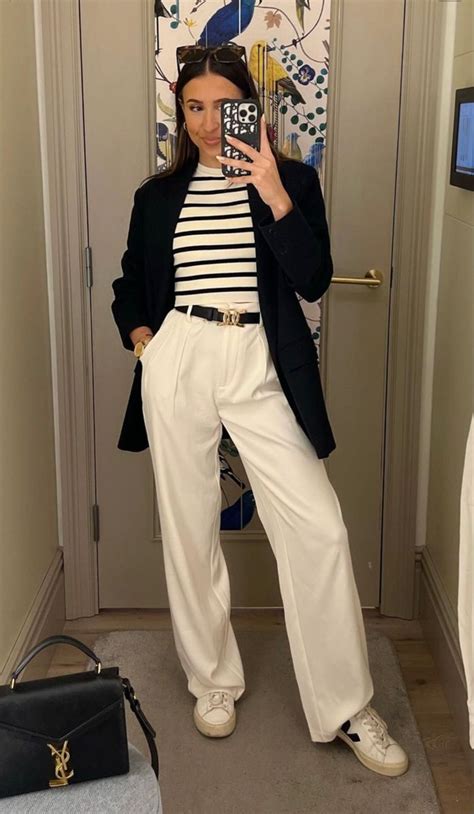 Pin De Delicadeza No Caos Em {stripes Listras} Looks Looks Elegantes