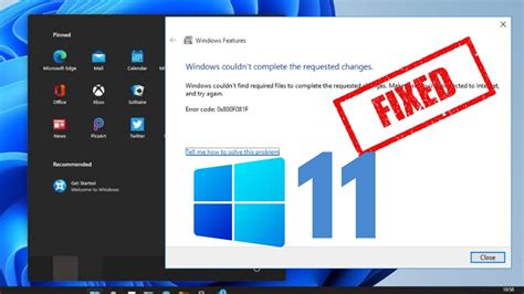 fix net framework 3 5 error on windows 11 error 0x800f0950 100