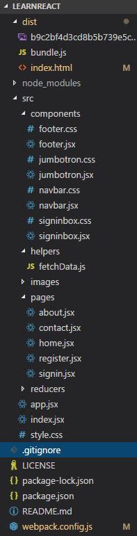 javascript reactjs file structure stack overflow