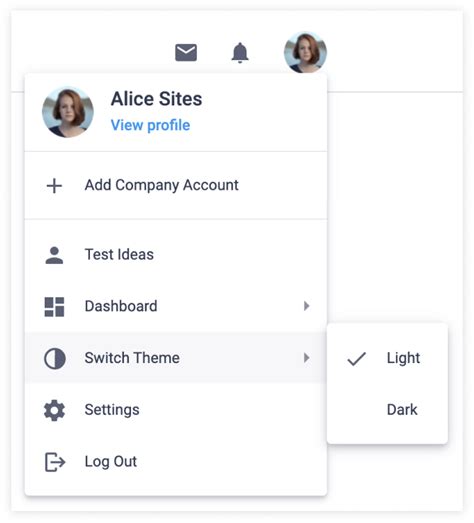 switching between dark and light themes remotehub