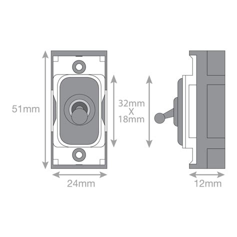 sgrid360 113 10 amp 2 way toggle switch module black nickel with