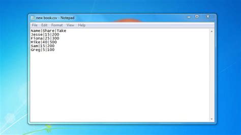 how to export data from excel 2010 to pipe delimited text
