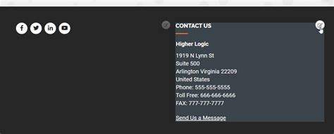 customize your site footer higher logic