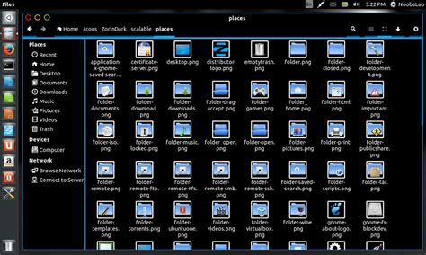 zorinos themes and icons for ubuntu linux mint other