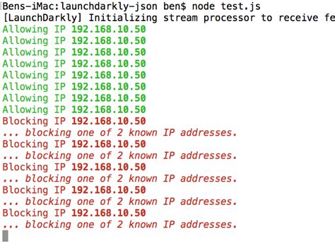 using the launchdarkly dashboard and json types to create light weight