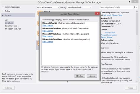 [tutorial and sample] how to use odata client code generator to generate