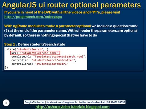 sql server and c video tutorial angularjs ui router optional