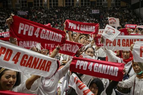 Deklarasi Relawan Jokowi Dukung Ganjar Pranowo Antara Foto