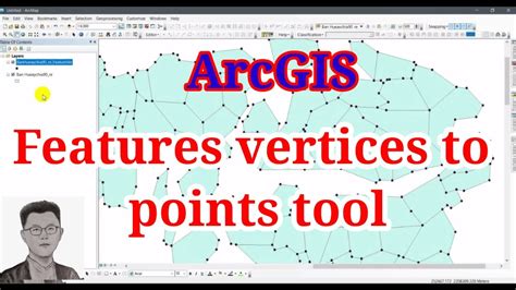 tutorial how to use feature vertices to points tool [04 11 2020 youtube