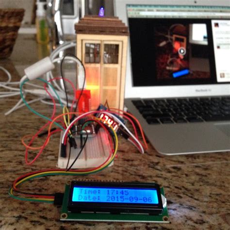 arduino raspberry pi and esp8266 tardis building
