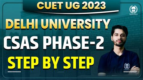 Delhi University Csas Phase 2 Step By Step Process How To Fill