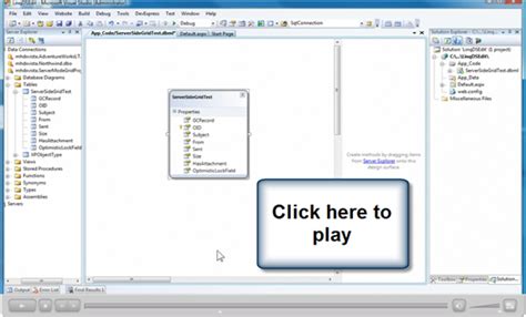 asp video tutorial how to edit linq to sql using