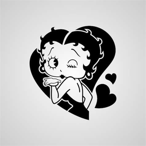 Betty Boop Svg Cricut Cut File Silhouette Design Space Etsy
