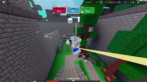 Roblox Bedwars Skull Drop Gameplay Youtube
