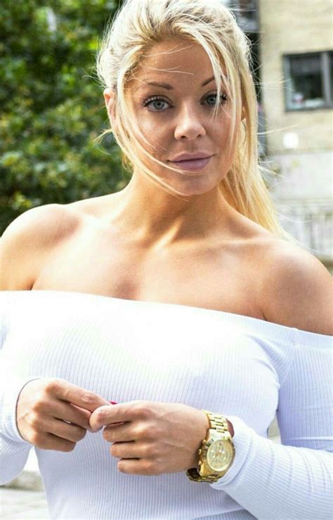 Mia Sand Missmiafit Blonde Curves Beautiful Fitnessmodel Denmark