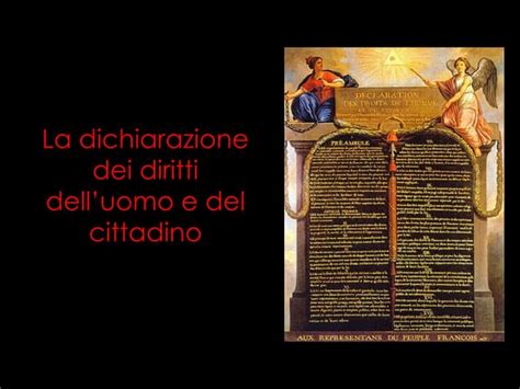 La Dichiarazione Dei Diritti Delluomo E Del Cittadino Ppt
