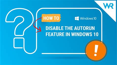 How To Disable The Autorun Feature In Windows 10 Youtube