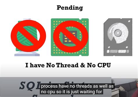 explain the status values of sql server runnable running