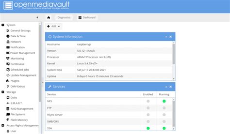 how to set up openmediavault on raspberry pi