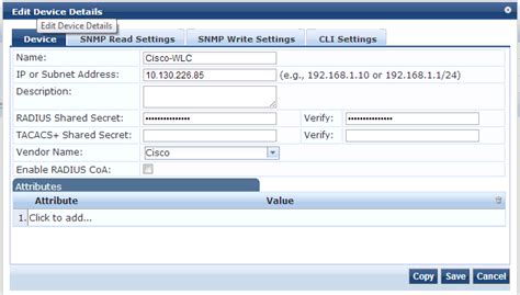how to authenticate the cisco wlc management user against cppm