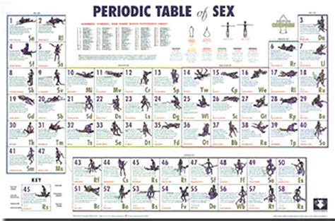 Periodic Table Of Sex Awesome Wall Poster 66296149