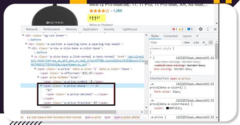 web scraping in python with selenium for amazon search results part 1