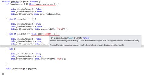 typescript symbol cannot be properly resolved resharper support