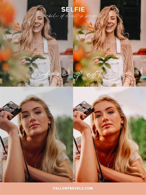 5 Insta Selfie Lightroom Mobile Presets And Desktop Beauty Etsy España