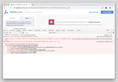pspdfkit server license troubleshooting pspdfkit