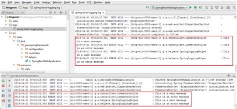 using logback with spring boot spring framework guru
